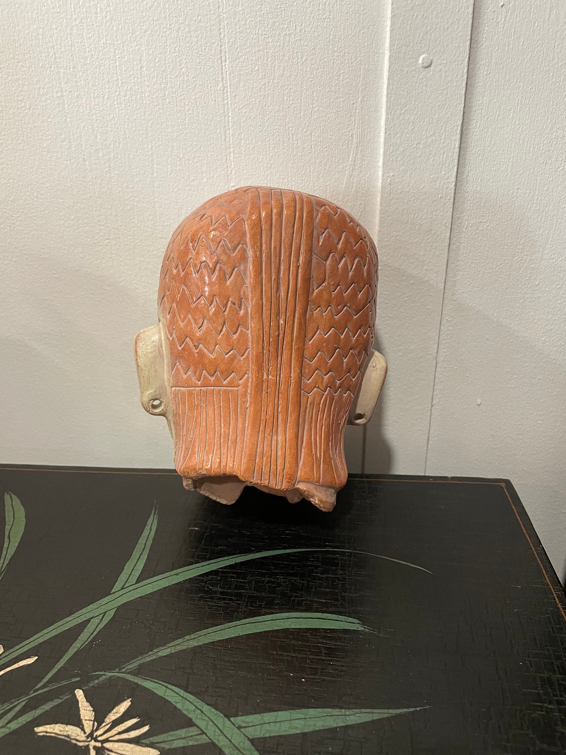 Vintage Terracotta Aztec Mexican Head Sculpture INAH MEX - Etsy