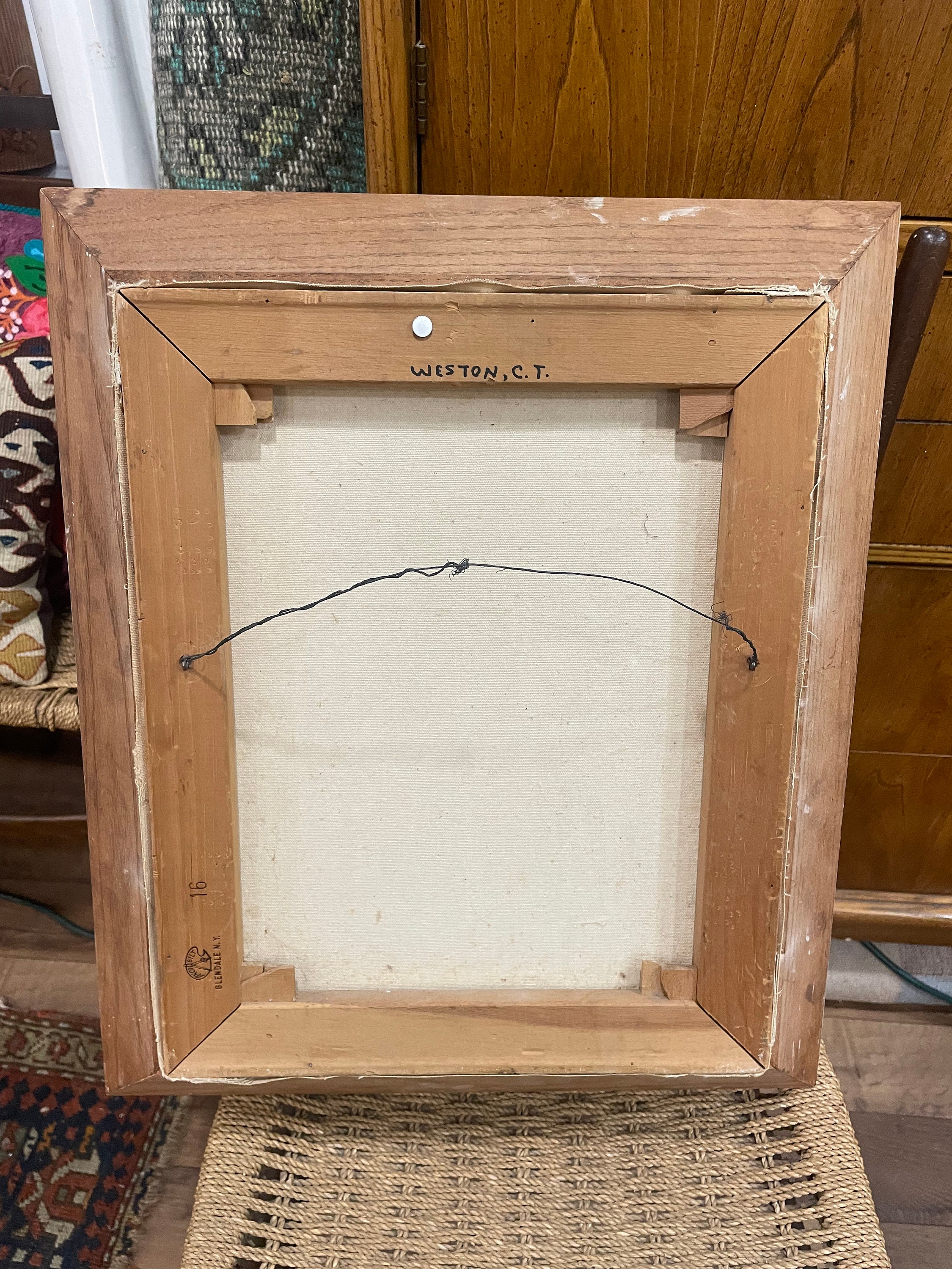 Vintage Norman Rockwell the Scoutmaster Giclee on Canvas Framed ...