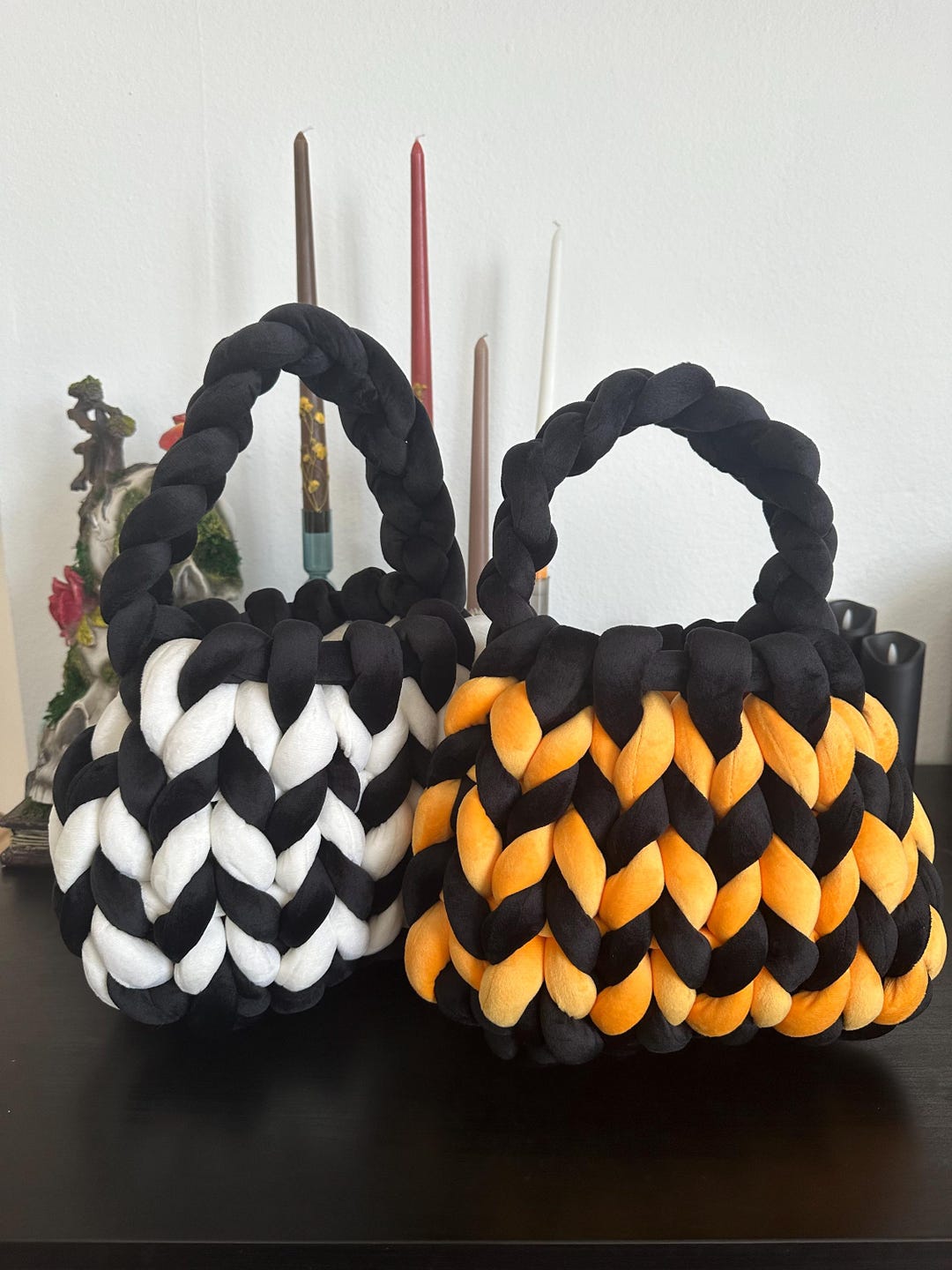 Witch's Chunky Knit Bag (halloween Edition) - Etsy