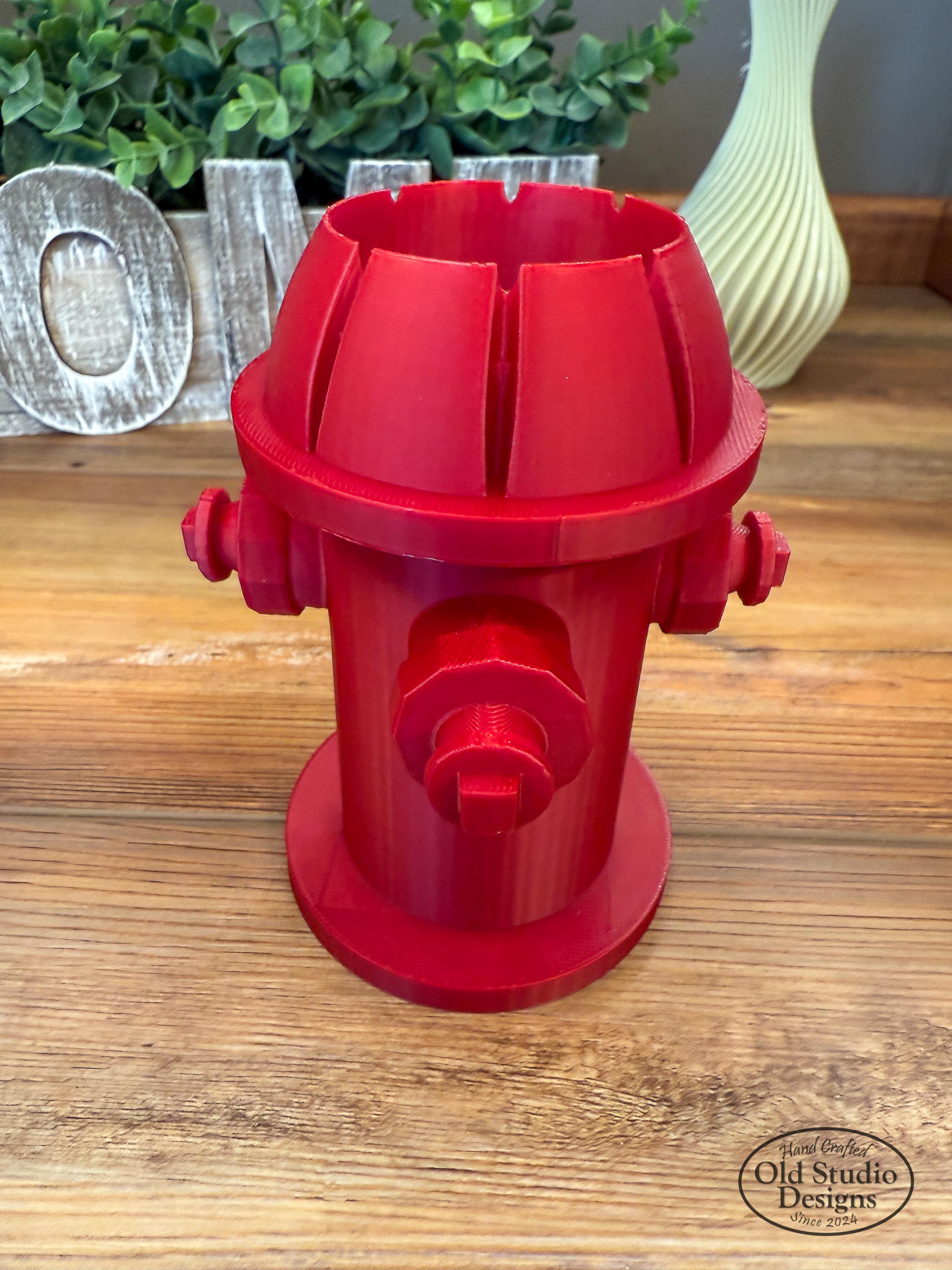 3D Printed Fire Hydrant Pen Holder: Quirky Desk Organizer - Etsy