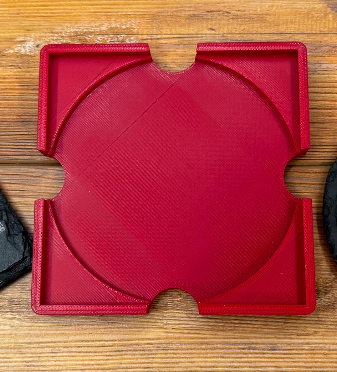 Xtool F1 Slate Coaster Jig: 4" Round & Square, Laser Engraving - Etsy