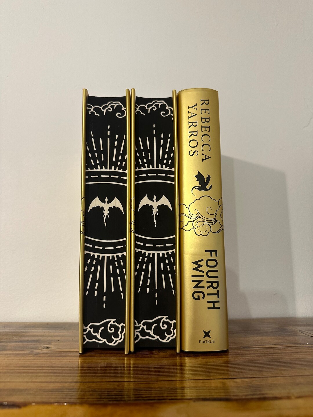 Fourth Wing Painted Edges Fore-edge Painting Hand-painted Book Book ...