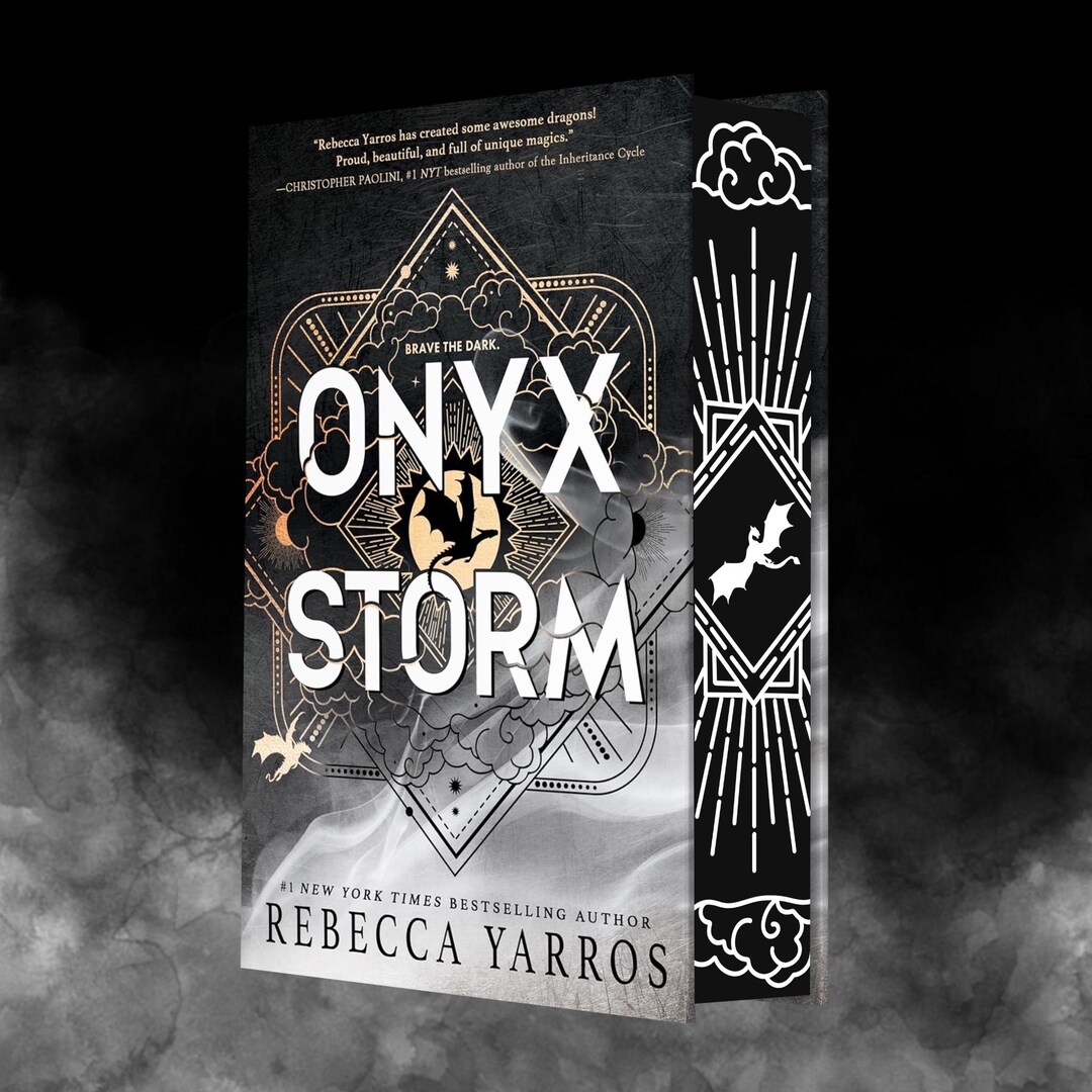 PRE ORDER | Onyx Storm | Rebecca Yarros | Sprayed Edges - Etsy