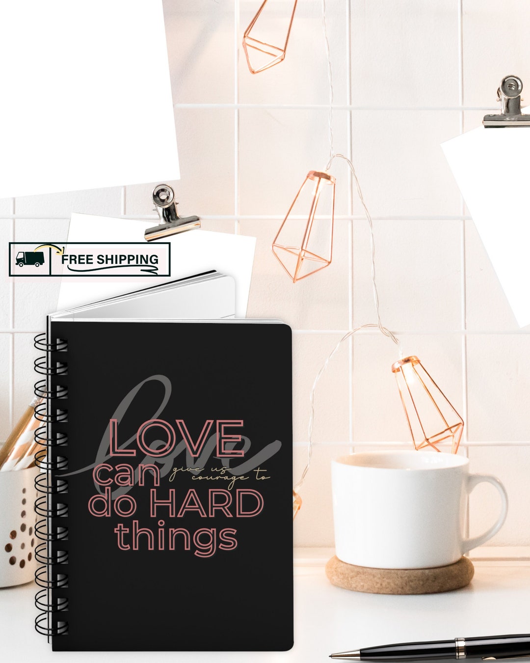 LOVE Can Do Hard Things Spiral Bound Journal Keepsake Journal ...