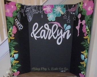 Senior Tri-fold Photo Display Board for Graduation Party Decor - Etsy