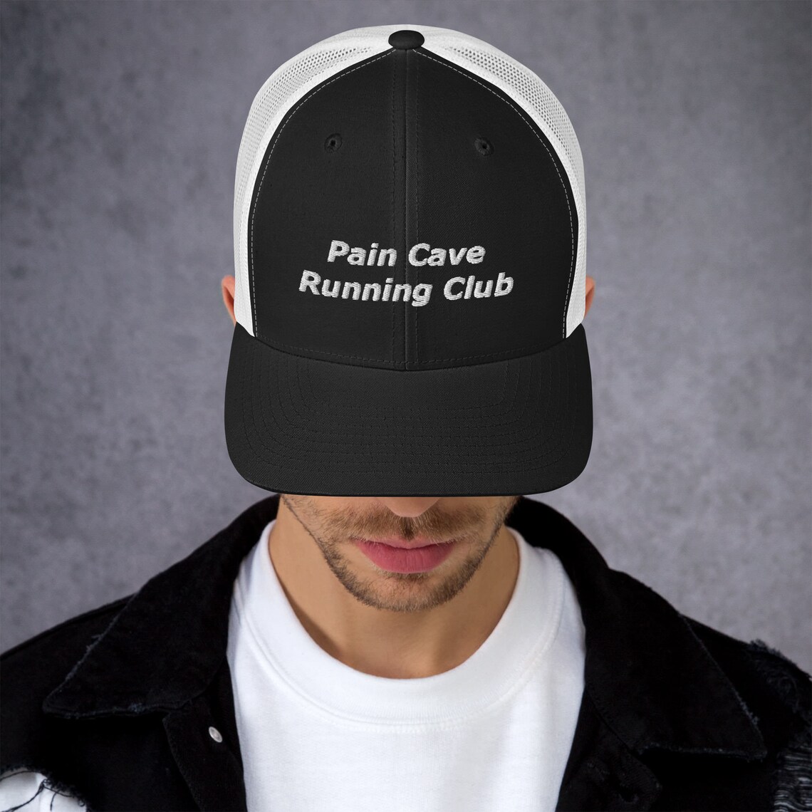 Trail Running Trucker Cap | Ultramarathon Hat | Pain Cave Running Cap ...