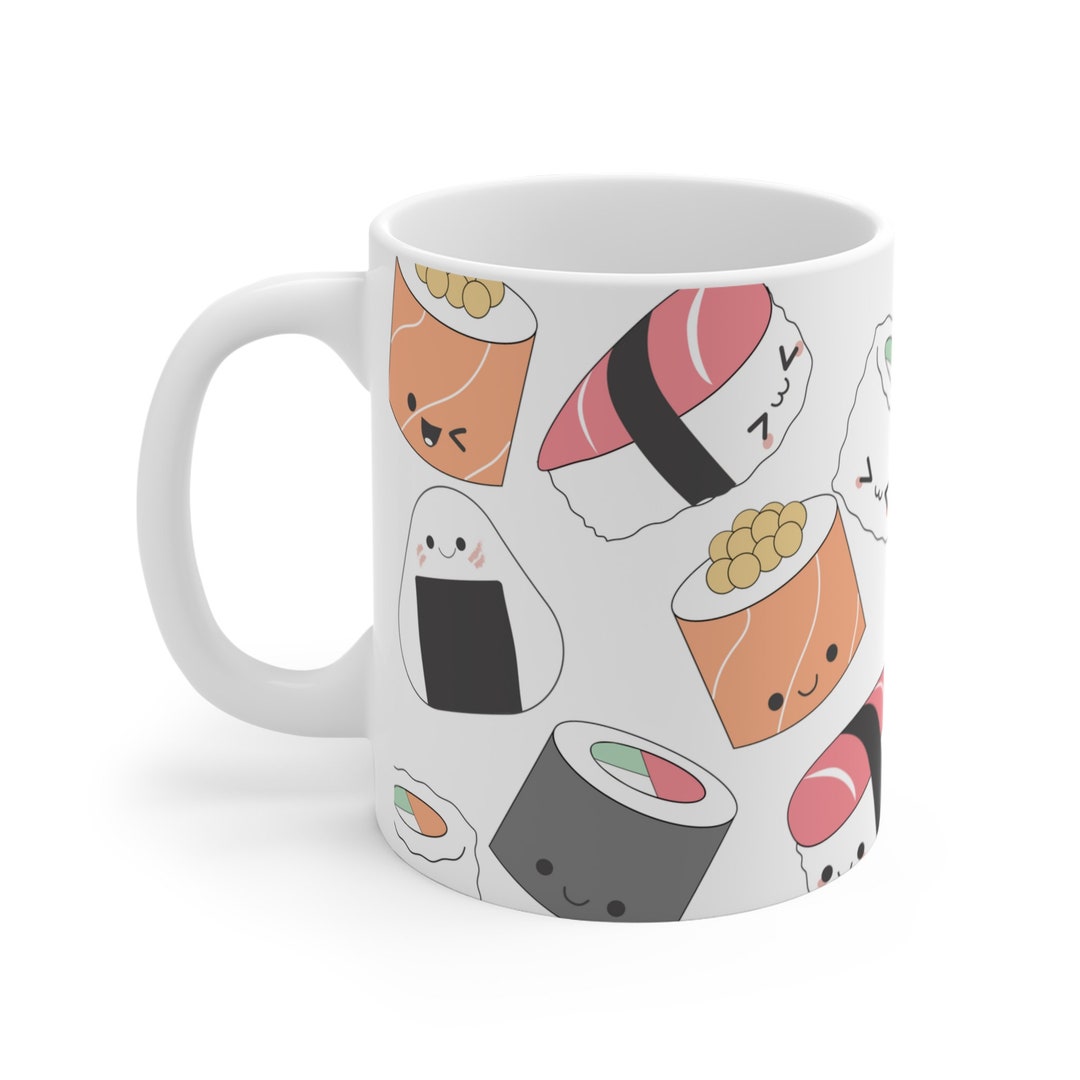 Sushi Mug 11oz | Kawaii Sushi - Etsy