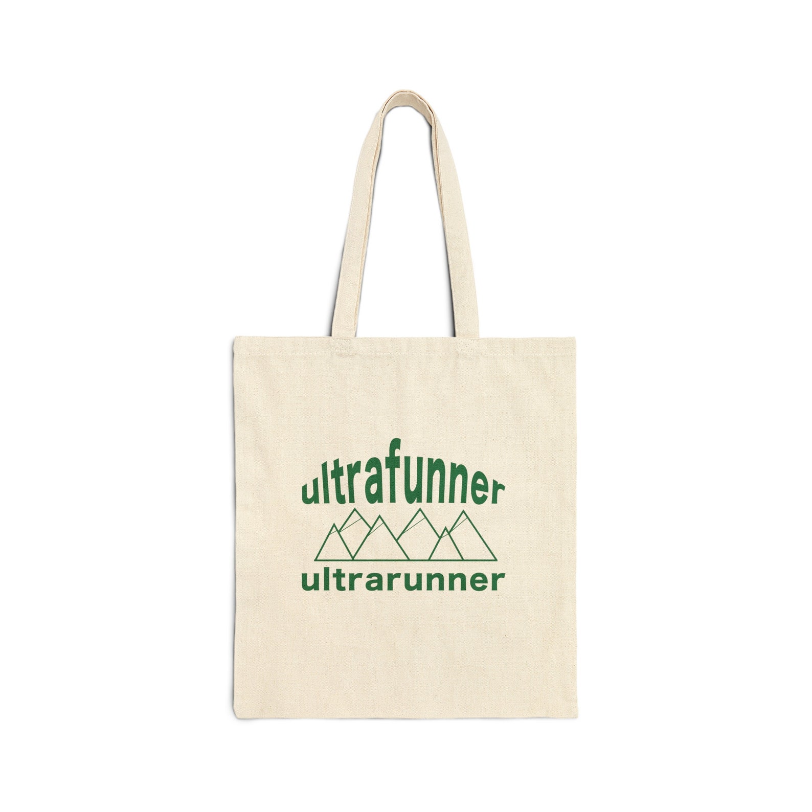 Ultrarunner Cotton Canvas Tote Bag | Trail Running Theme Tote | Novelty ...