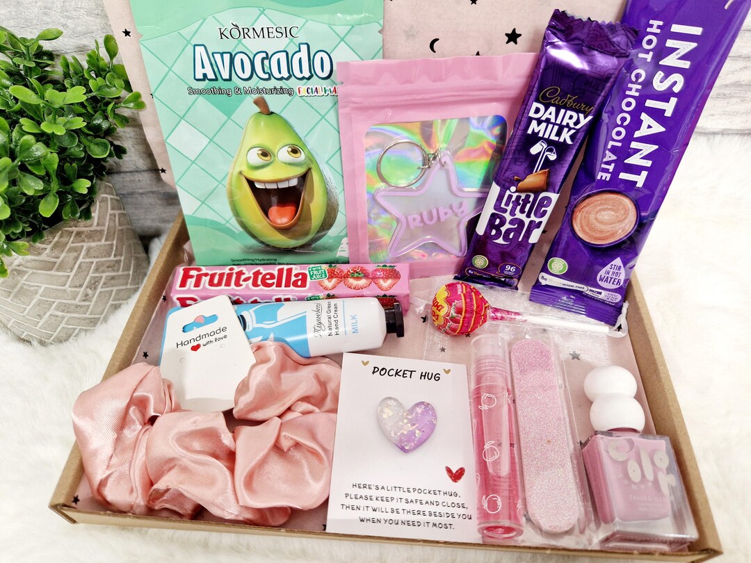 Personalized Pamper Box: Teen Girl Gift Set With Keyring & Treats - Etsy UK