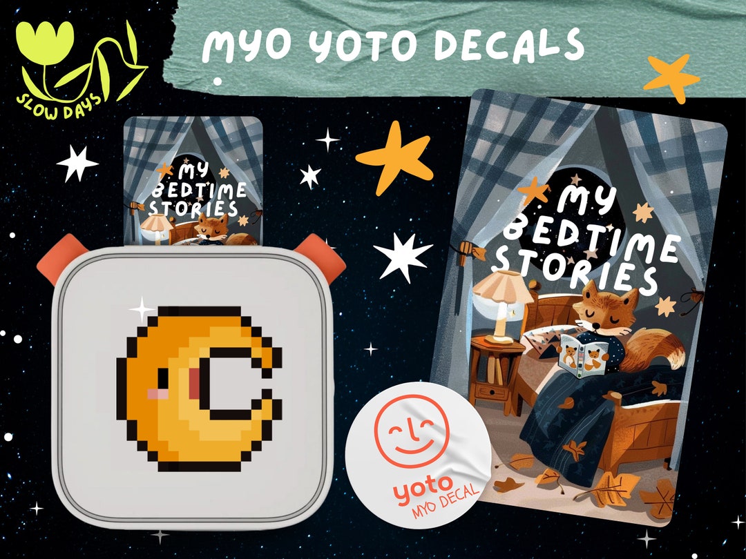 MYO Yoto Card Decals Printable Yoto Card Stickers Yoto Pixel Art for ...