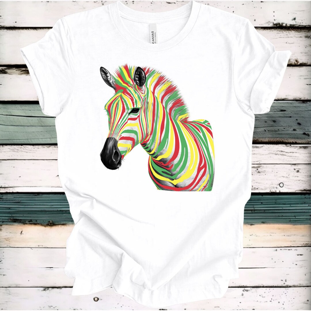Fruit Zebra T-shirt | Stripe | UNISEX - Etsy