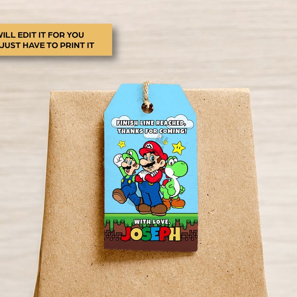 Mario Kart Goodie Bags - Etsy