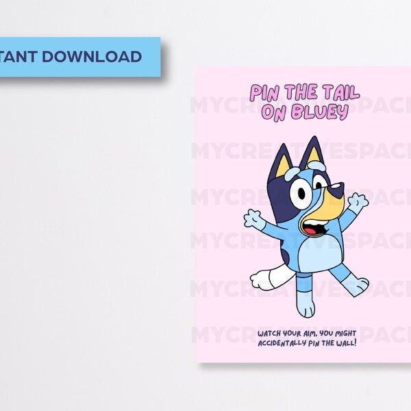 Bluey Tail Game - Etsy Canada