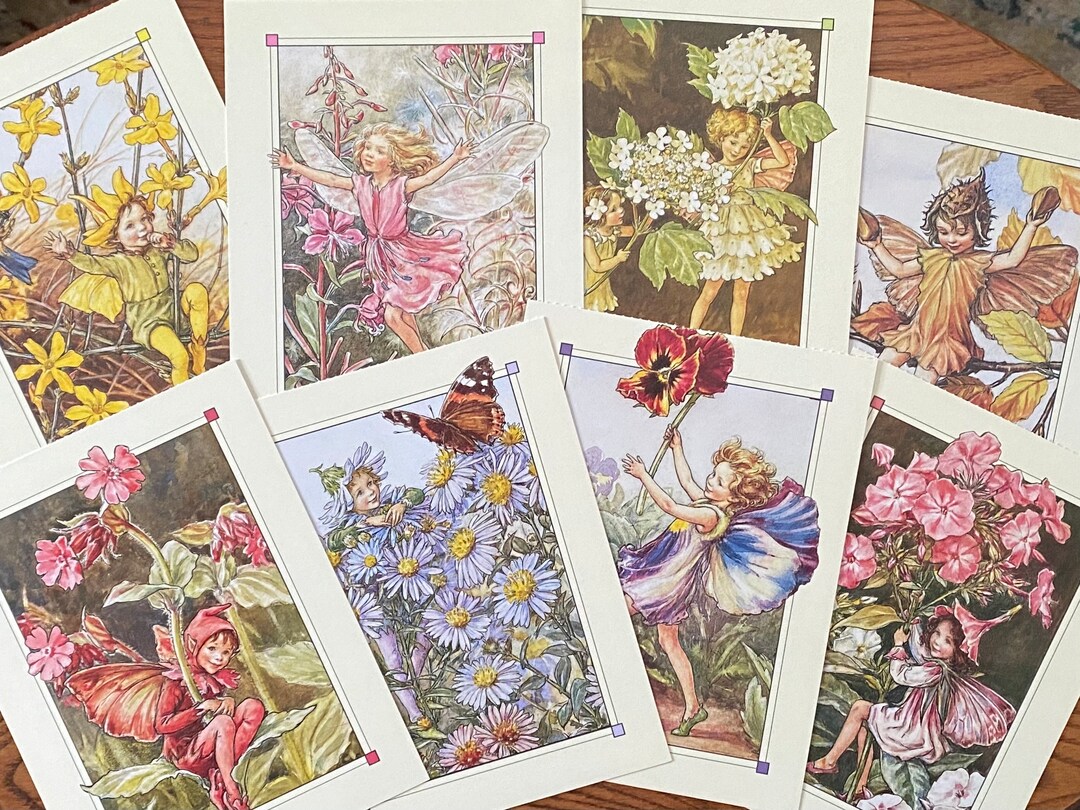 Vintage Flower Fairy Postcards From Cicely Mary Barker ***choose From ...