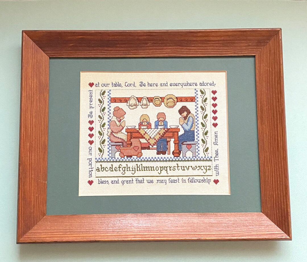 Vintage Cross Stitch Sampler - Etsy