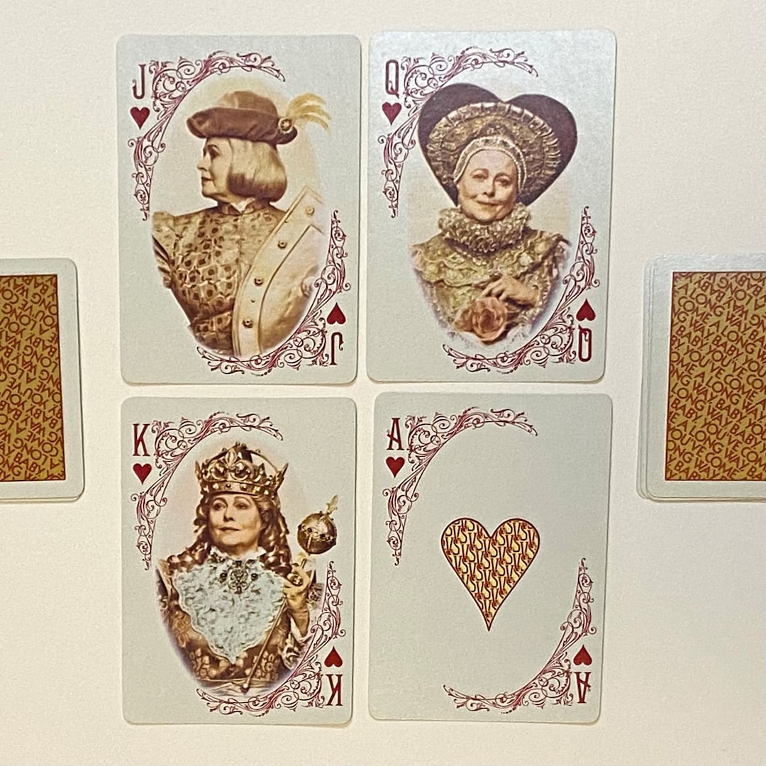 Virginia Slims Victorian Playing Cards, Vintage 80s Ephemera for Junk ...