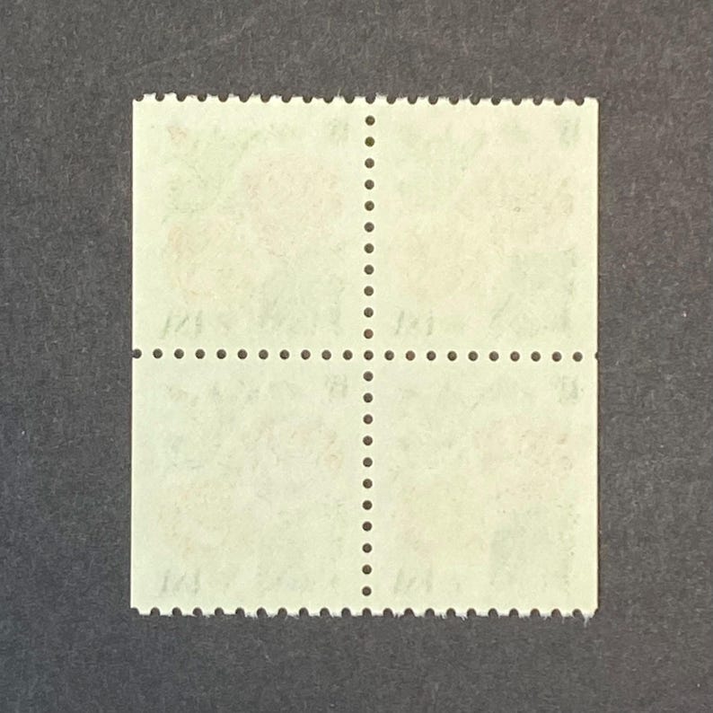 1978 15c Medallion Rose Stamps Block of 4 Unused Stamps for Mail Art ...