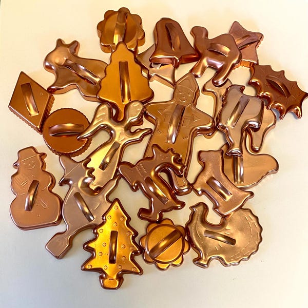 Copper Cookie Cutters - Etsy