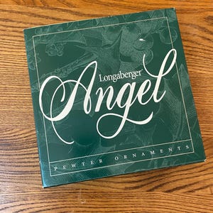 Longaberger Angel Pewter Ornaments - Etsy