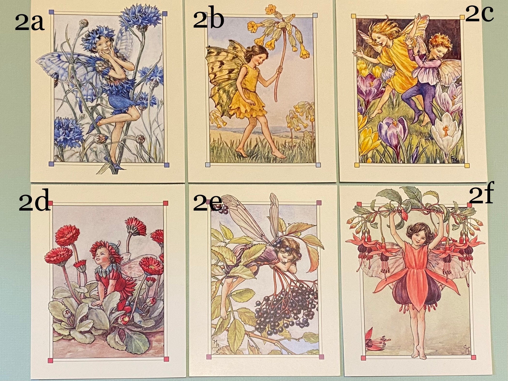 Vintage Flower Fairy Postcards From Cicely Mary Barker choose From 30 ...