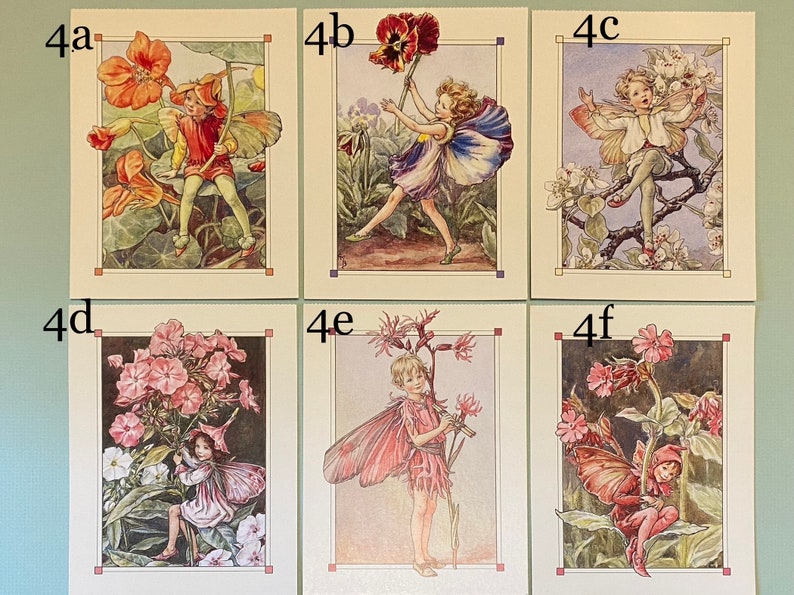Vintage Flower Fairy Postcards From Cicely Mary Barker choose From 30 ...