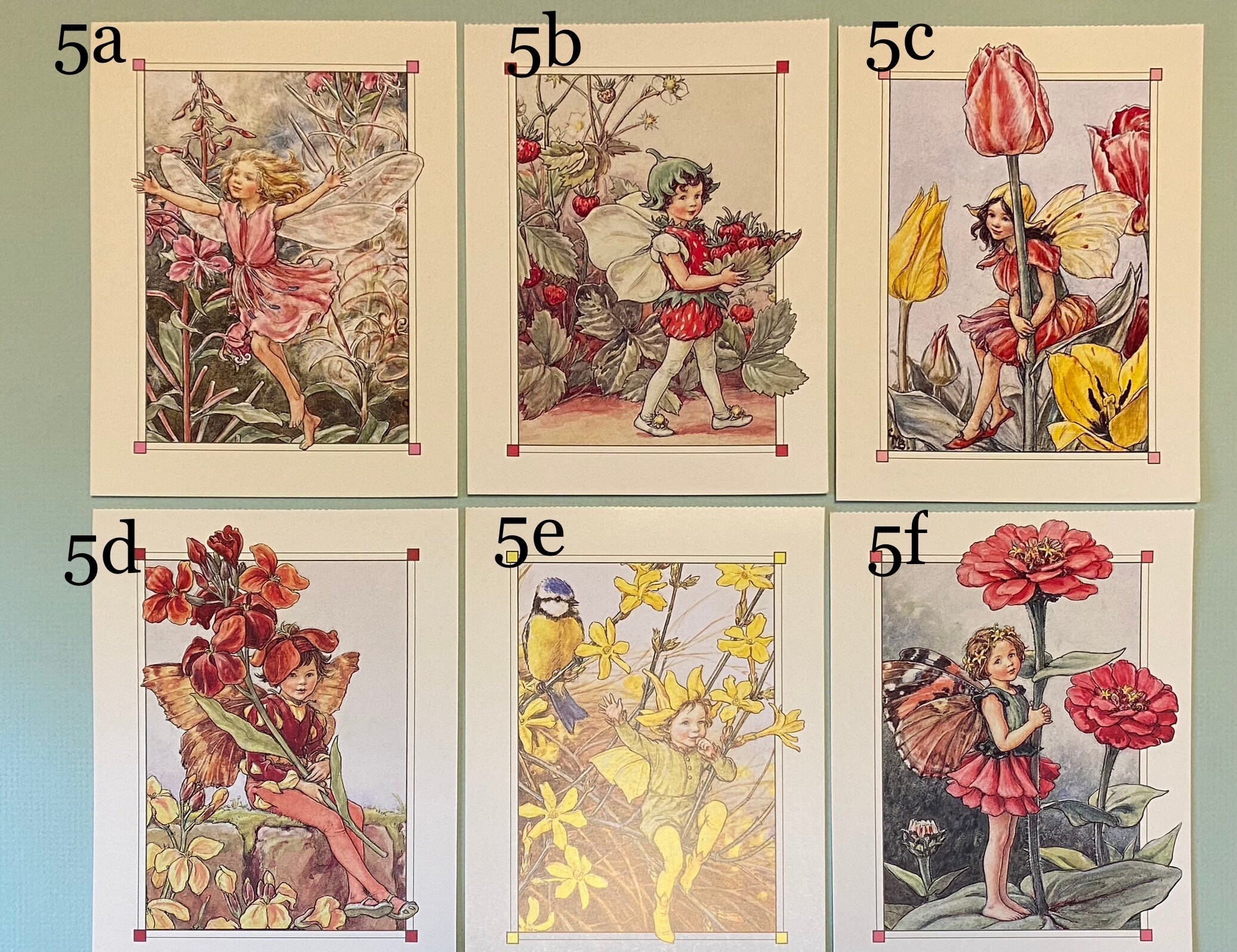 Vintage Flower Fairy Postcards From Cicely Mary Barker choose From 30 ...