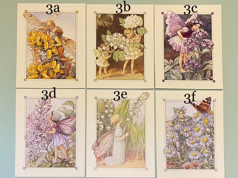 Vintage Flower Fairy Postcards From Cicely Mary Barker choose From 30 ...
