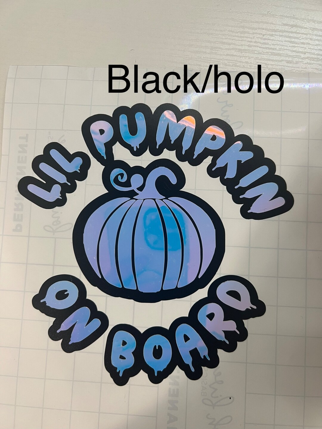 Spooky lil Pumpkin on Board Car Decals - Etsy