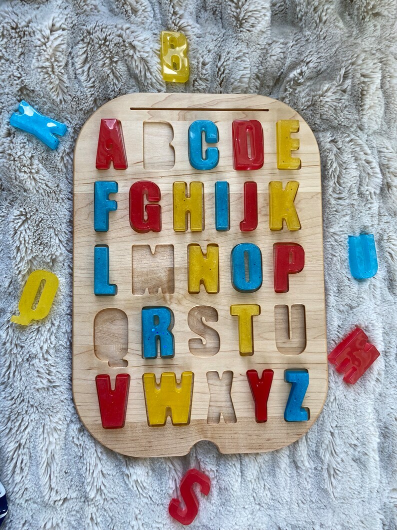 Resin Alphabet Letter Set Back to School Resin Letters for - Etsy