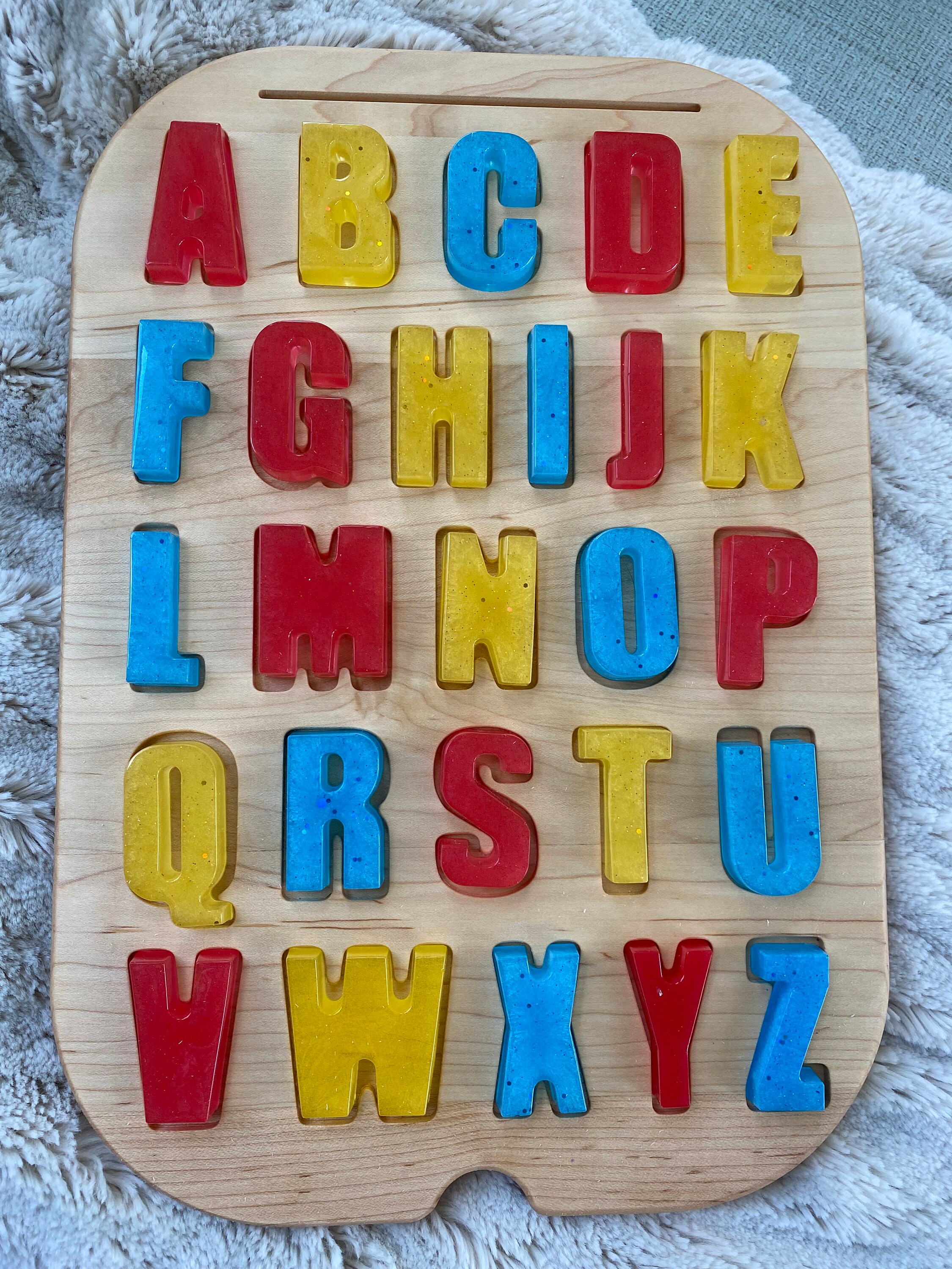 Resin Alphabet Letter Set, Back to School, Resin Letters for Montessori ...