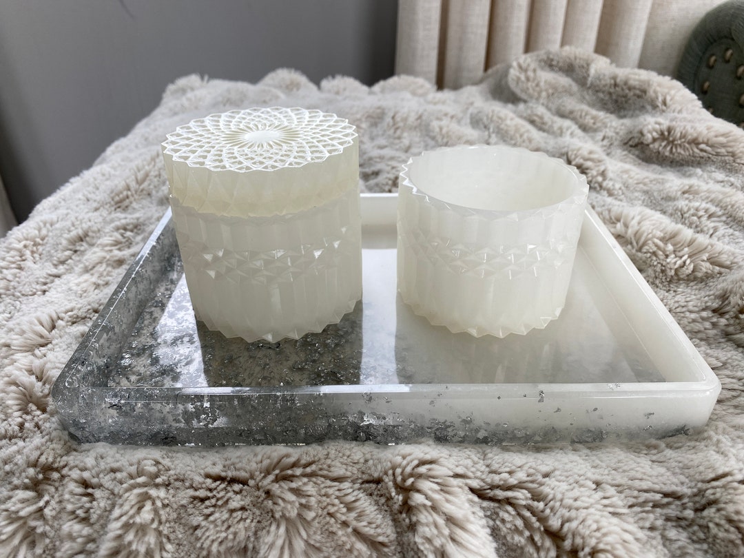 Sparkly Resin Tray Kit, Vanity Tray Kit, Glitter, Fashion, Wedding Gift ...