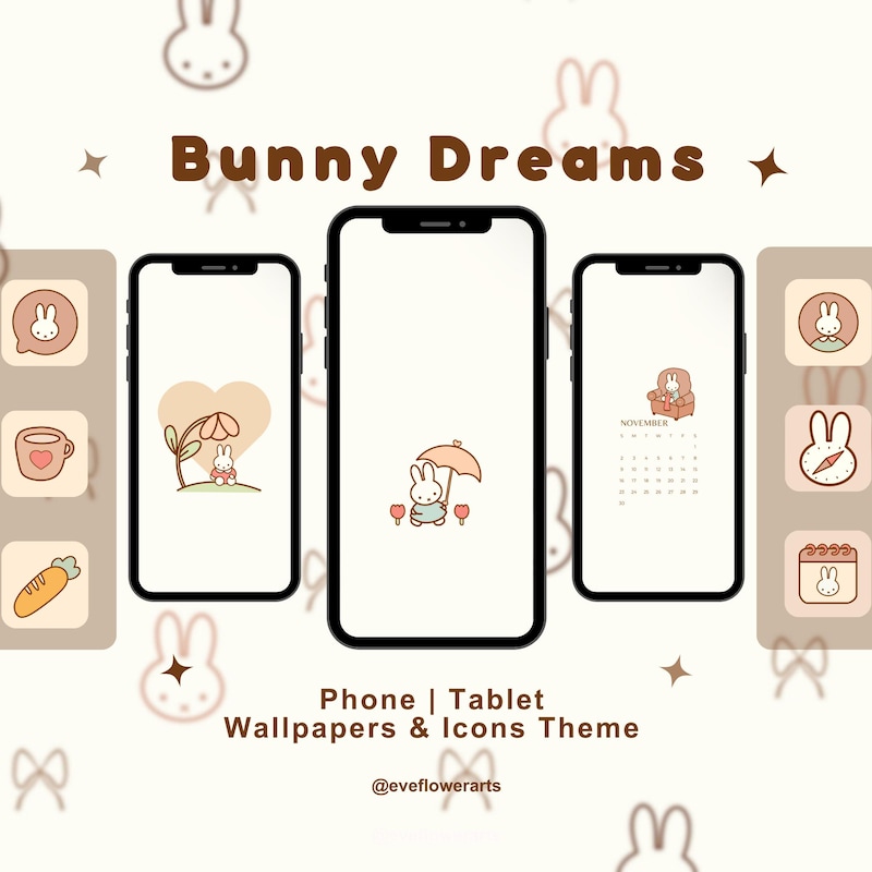 Miffy Stickers Phone - Etsy UK