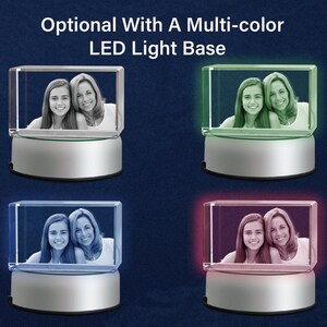 Personalized Wedding Gift for Couple, in Loving Memory Sign, 3D Crystal ...