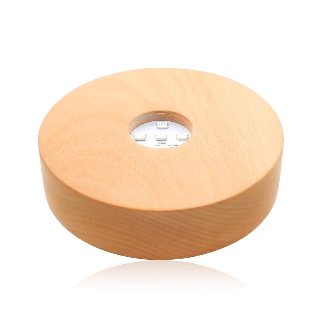 Wooden LED Display Base for Crystal Art - Etsy