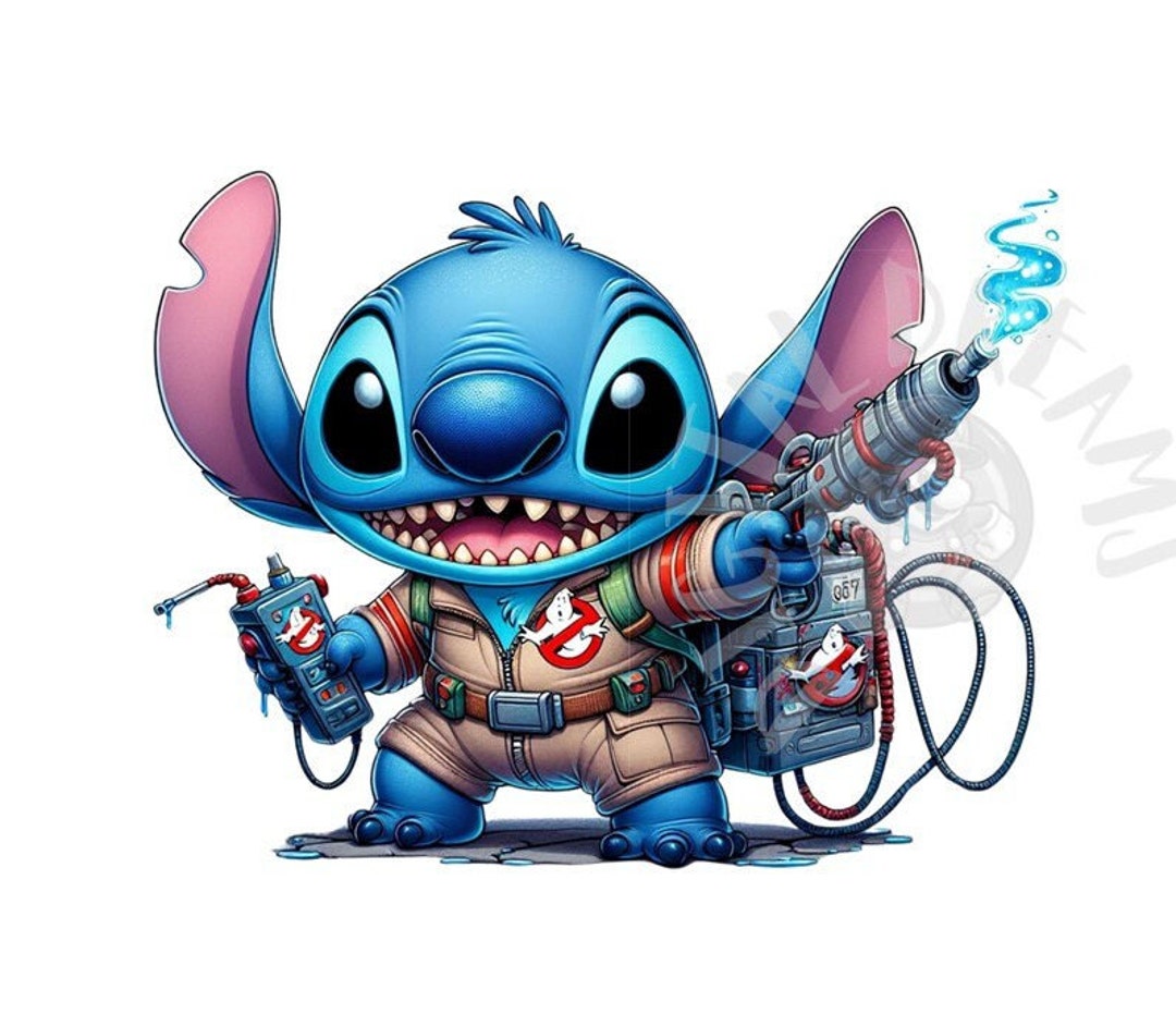 8 STITCH GHOSTBUSTER PNG Transparent Background, High Quality Images ...