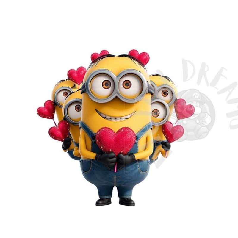 Minion Valentine - Etsy