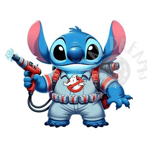 8 STITCH GHOSTBUSTER PNG Transparent Background, High Quality Images ...