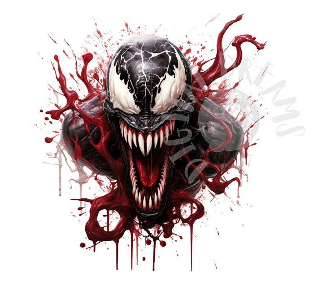 Set of 8 Venom Digital Images for Printing, T-shirts, Posters, and More ...