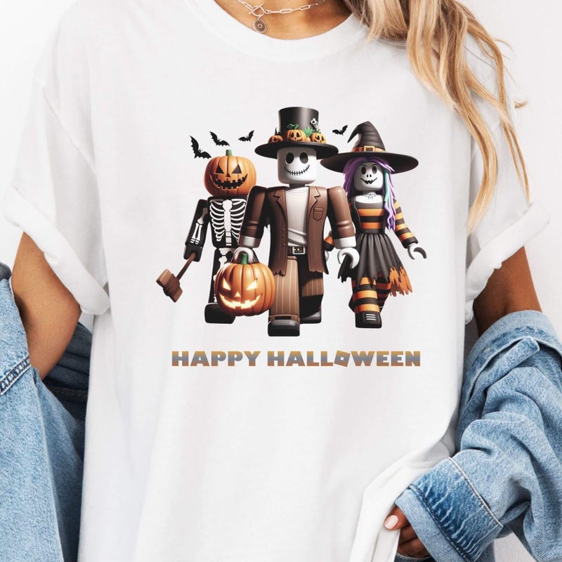 Roblox Halloween Shirt - Etsy