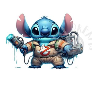 8 STITCH GHOSTBUSTER PNG Transparent Background, High Quality Images ...