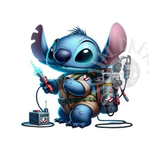 8 STITCH GHOSTBUSTER PNG Transparent Background, High Quality Images ...