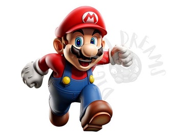 Super Mario PNG Game Clip Art High Resolution 300 DPI - Etsy UK