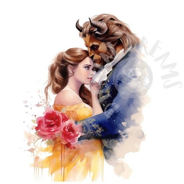 Beauty and the Beast Jpeg - Etsy