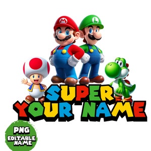 2 Editable Super Mario Pngs High Quality, Super Mario PNG, Editable ...