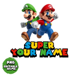2 Editable Super Mario Pngs High Quality, Super Mario PNG, Editable ...