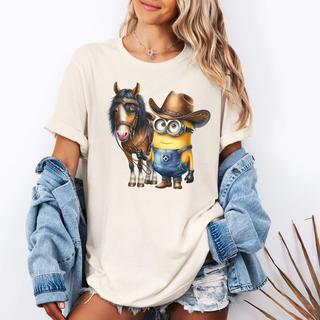 Minions Cowboy Shirt, Minions Shirt, Funny Custom Minions Shirt ...
