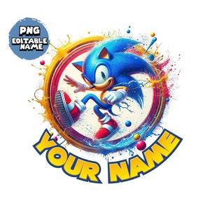 2 EDITABLE Sonic PNG High Quality, Sonic PNG, Sonic Personalized ...