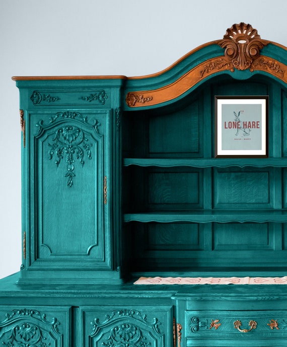 Deep Turquoise Wise Owl Chalk Synthesis Paint for Furniture Chalk Paint for Furniture Turquoise Chalk Paint Blue Furniture Blending Paint Etsy UK