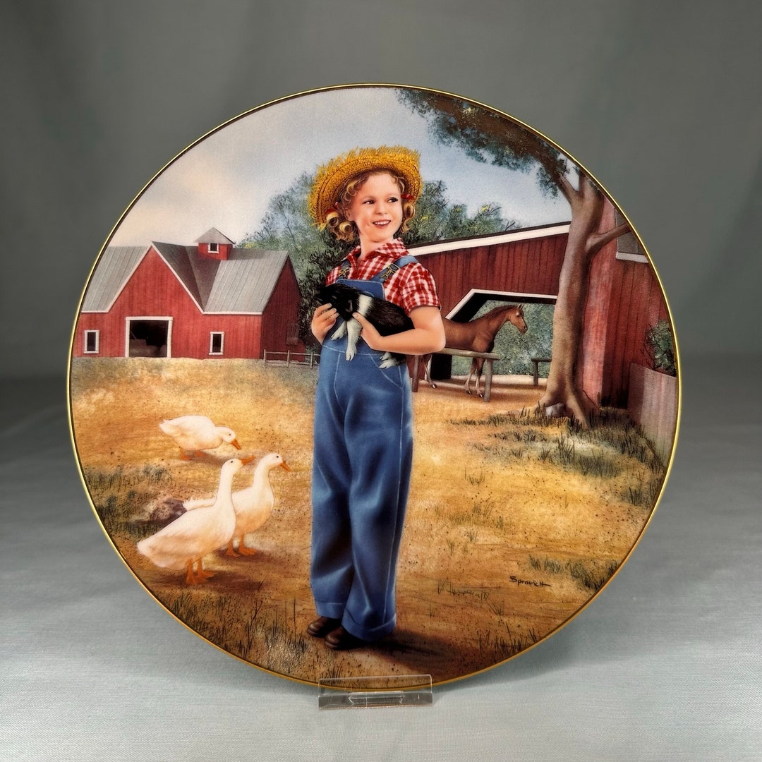 Shirley Temple Limited Edition Porcelain Collector's Plate (rebecca of ...