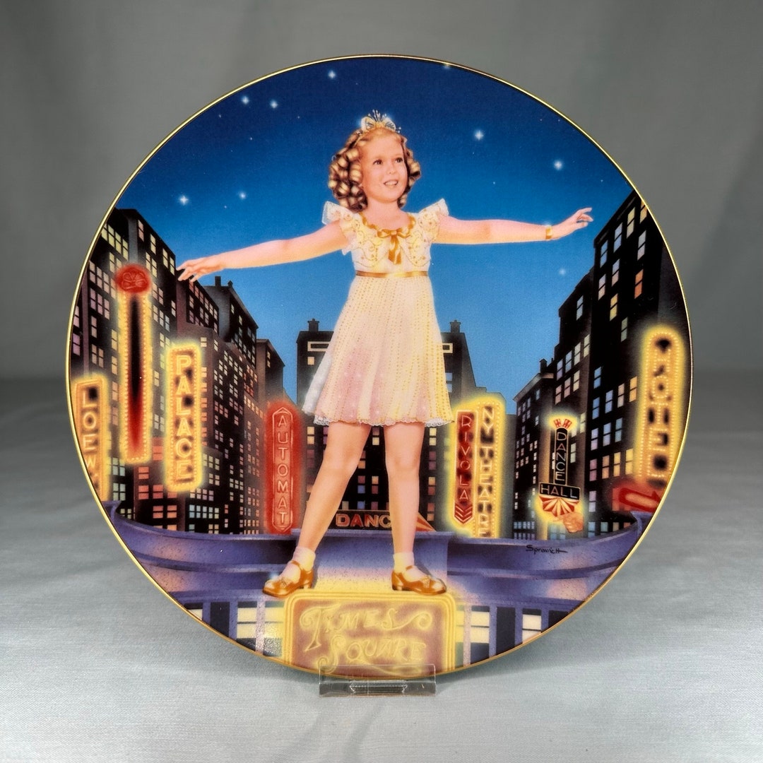 Shirley Temple Limited Edition Porcelain Collector's Plate (little Miss ...